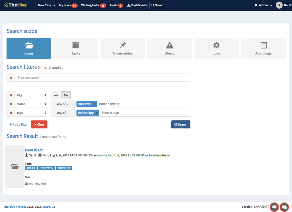Alerts – TheHive Project